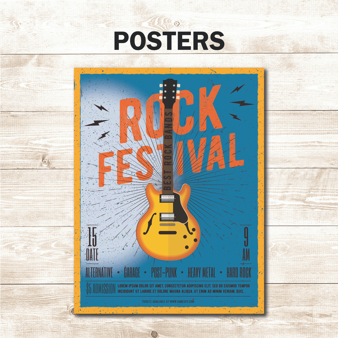 11 in x 17 in Digital Posters