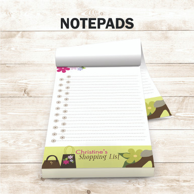 8.5" x 11" Notepads | Custom Notepads
