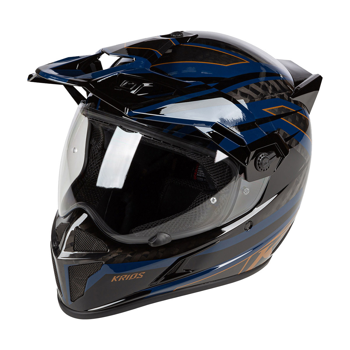 Klim Krios Adventure Motorcycle Helmet (ECE) - Fastbak Bronze [Sample ...