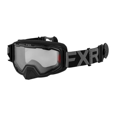 FXR Maverick Quick-Release Electric Goggle 22 - Black Ops - SnowBigDeal