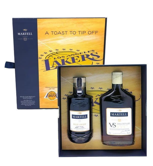Buy Martell Lakers Gift Set 2x375ml online at sudsandspirits.com