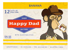 Buy Happy Dad Banana Seltzer 12 pack online at sudsandspirits.com and ...