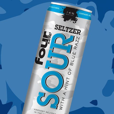 Four Loko Seltzer Sour With a Hint of Blue Razz