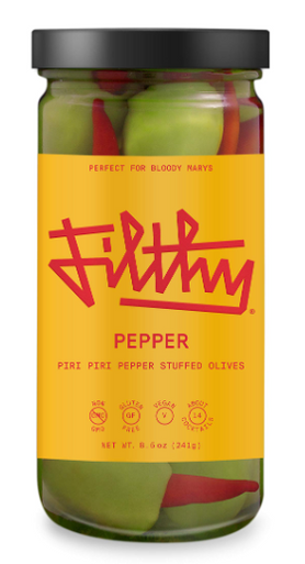 Buy Filthy Pepper Stuffed Olives Jar online at sudsandspirits.com and ...