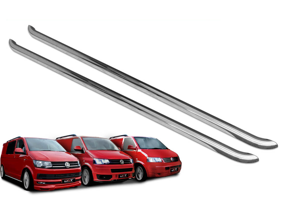 VW T5 Side Bars | T6 Transporter Steps Chrome Accessories