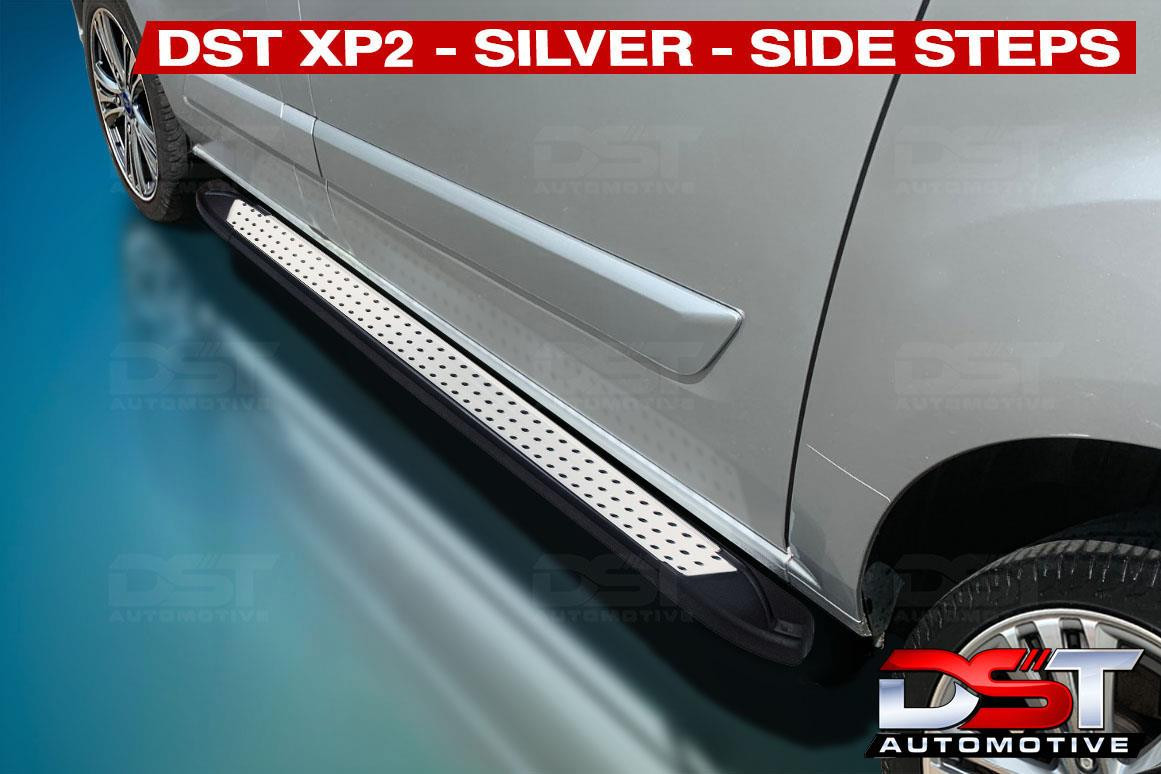 VW T5 Transporter DST XP1 Silver Side Steps | VanStyling Accessories