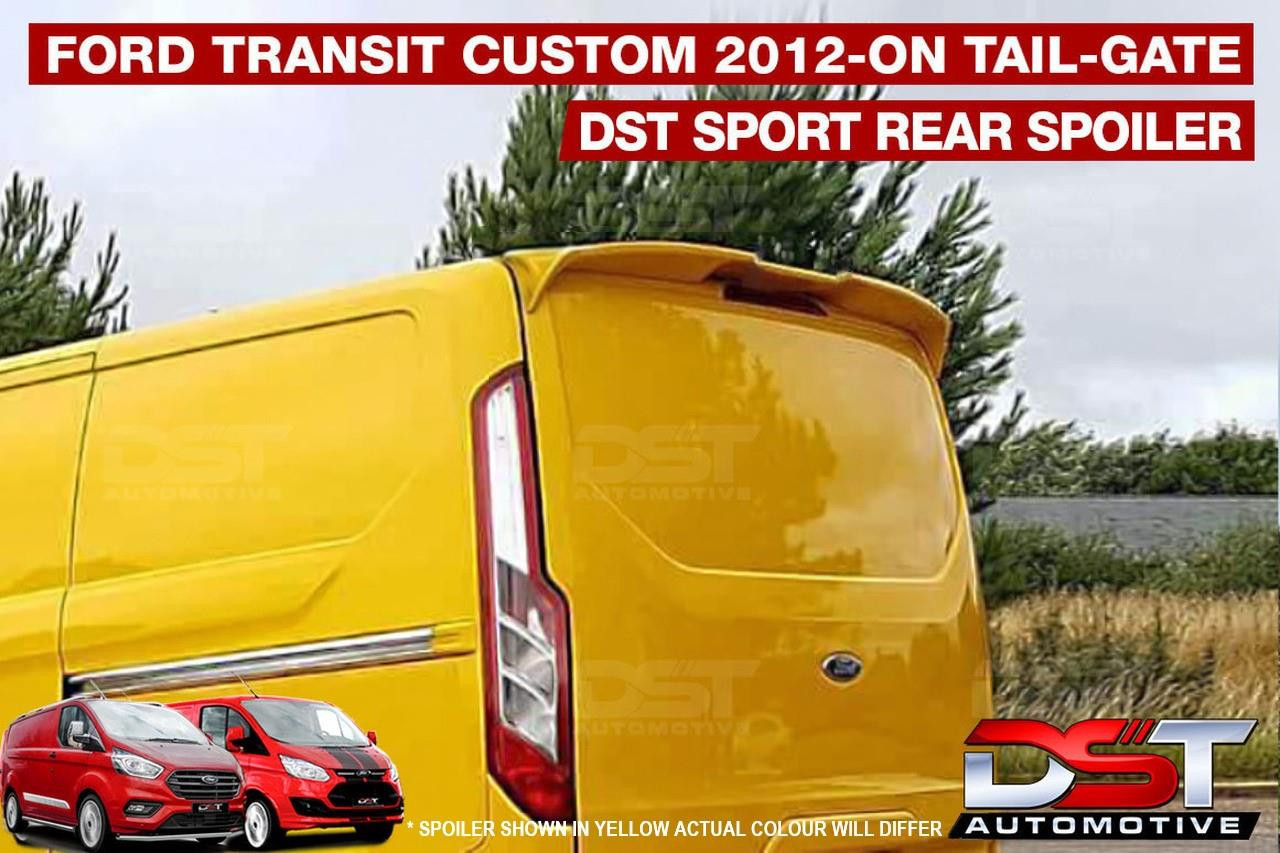 Ford Transit Custom Tailgate Rear Spoiler | Race Red