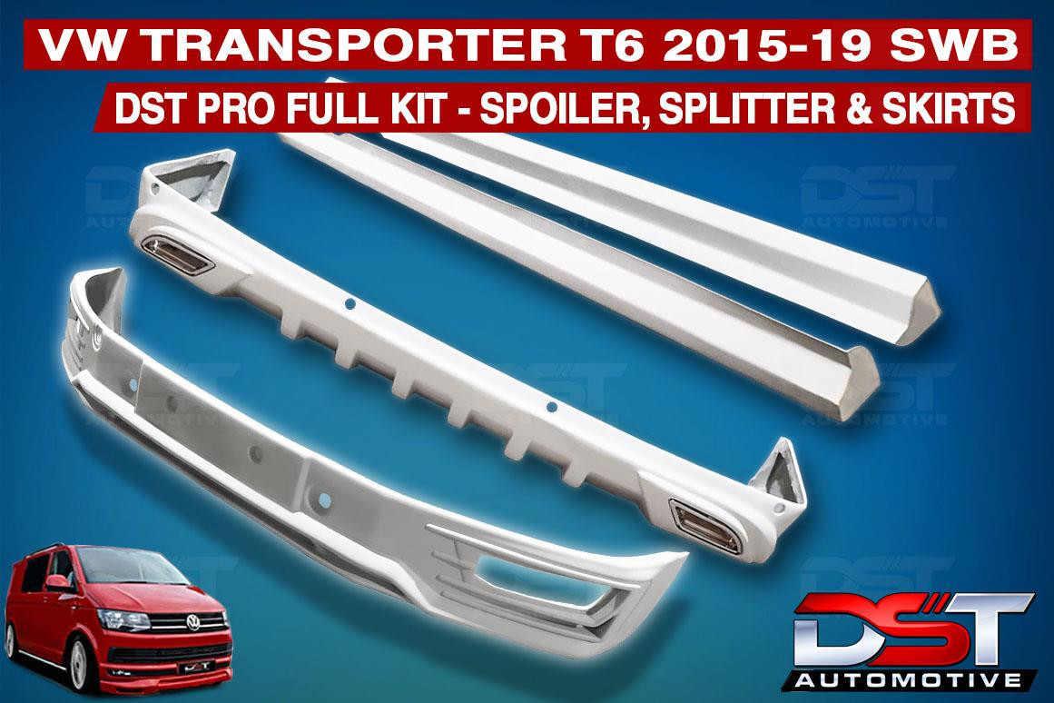 VW T6 Full Body Kit | Transporter Front Splitter, Side Skirts and Rear ...