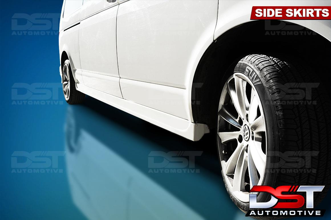 VW T5 Full Body Kit | Transporter Front Splitter, Side Skirts and Rear ...