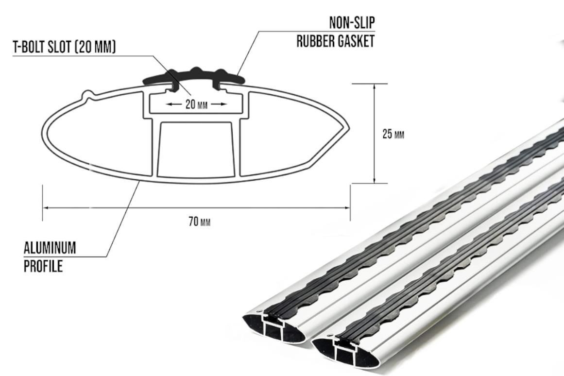 Nissan X-Trail (T32) Fix Point Roof Rack Silver (2014-2021) | DST ...