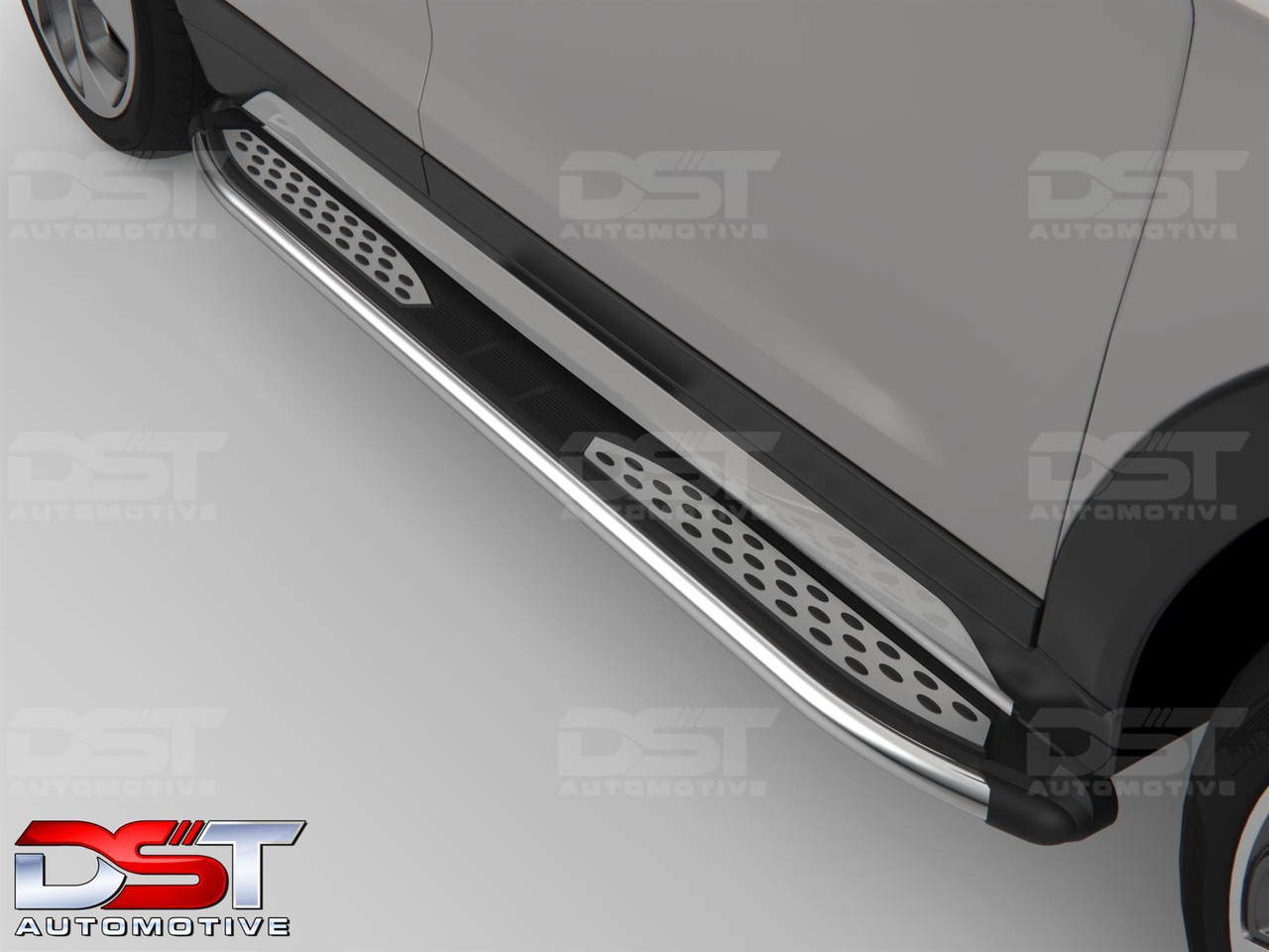 Can Auto Silver Plus Side Step Running Boards For Volkswagen Caddy Maxi ...