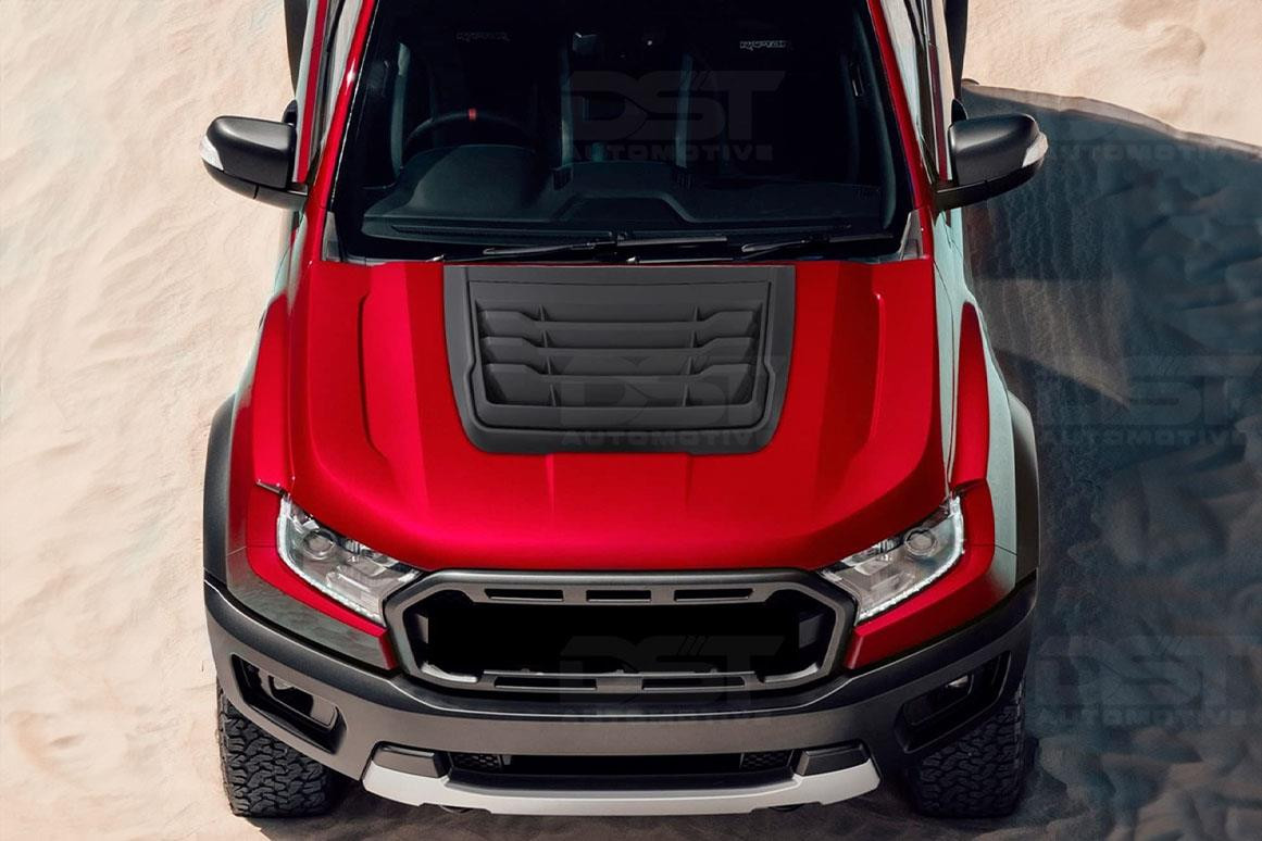 Dstroyer Black Hood Scoop For Ford Ranger T7 T8 2015-2022