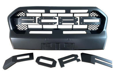 Front Replacement Grill Black Lettering For Ford Ranger T8 Wildtrak 18-22