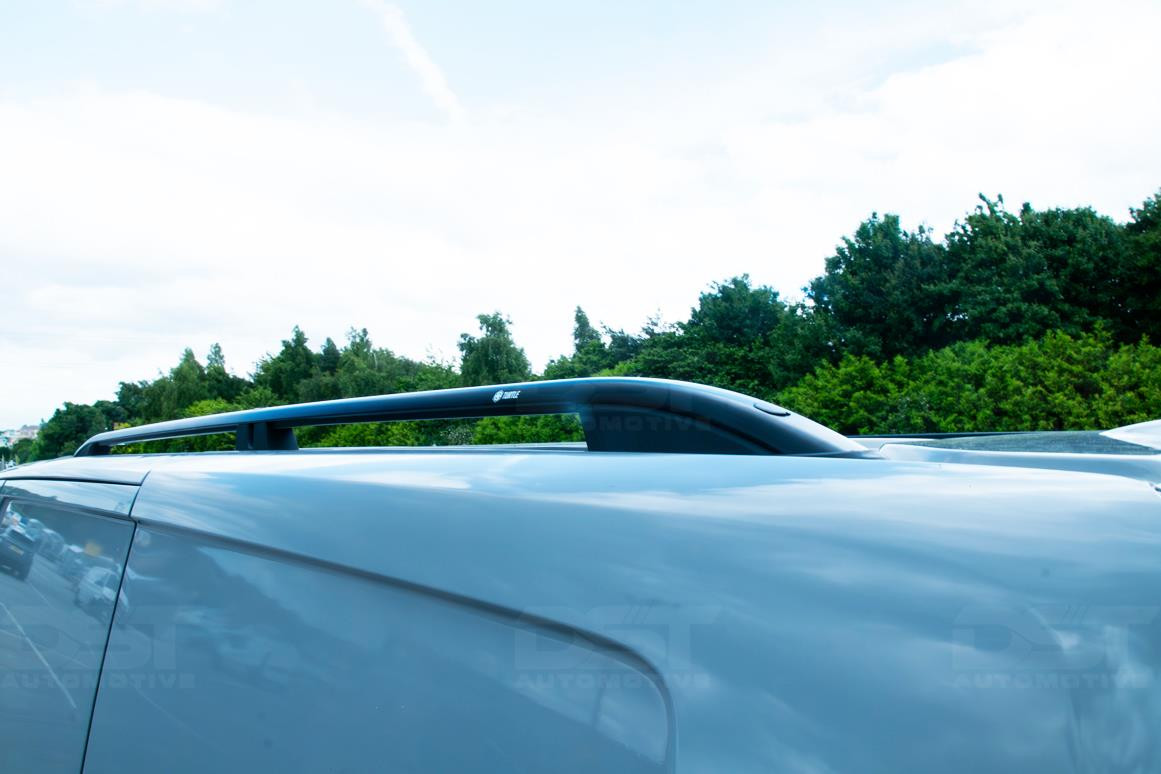 VW T7 Multivan Roof Rail and 3 Cross Bar Set - Black