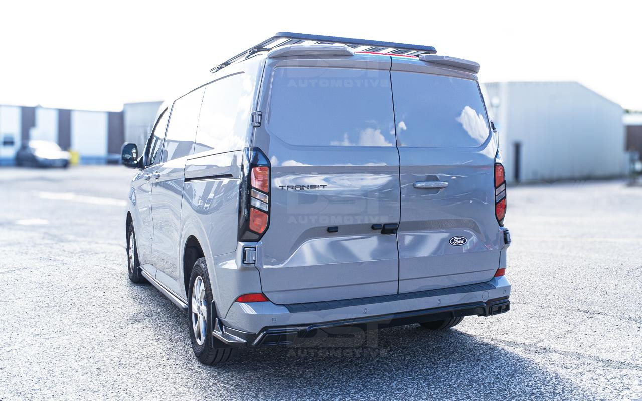 Premium Painted Rear Spoiler for 2024 Ford Transit Custom Twin Doors
