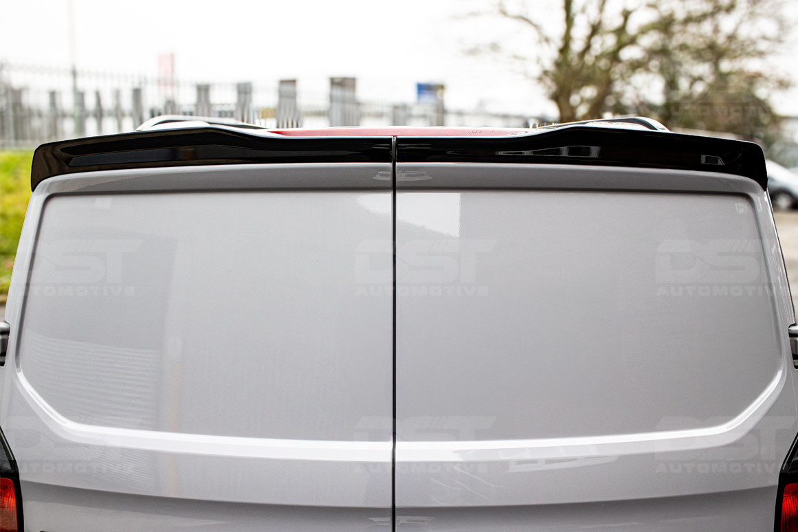DST Barn Door Rear Spoiler Style A for VW Transporter T7 - Primer Finish