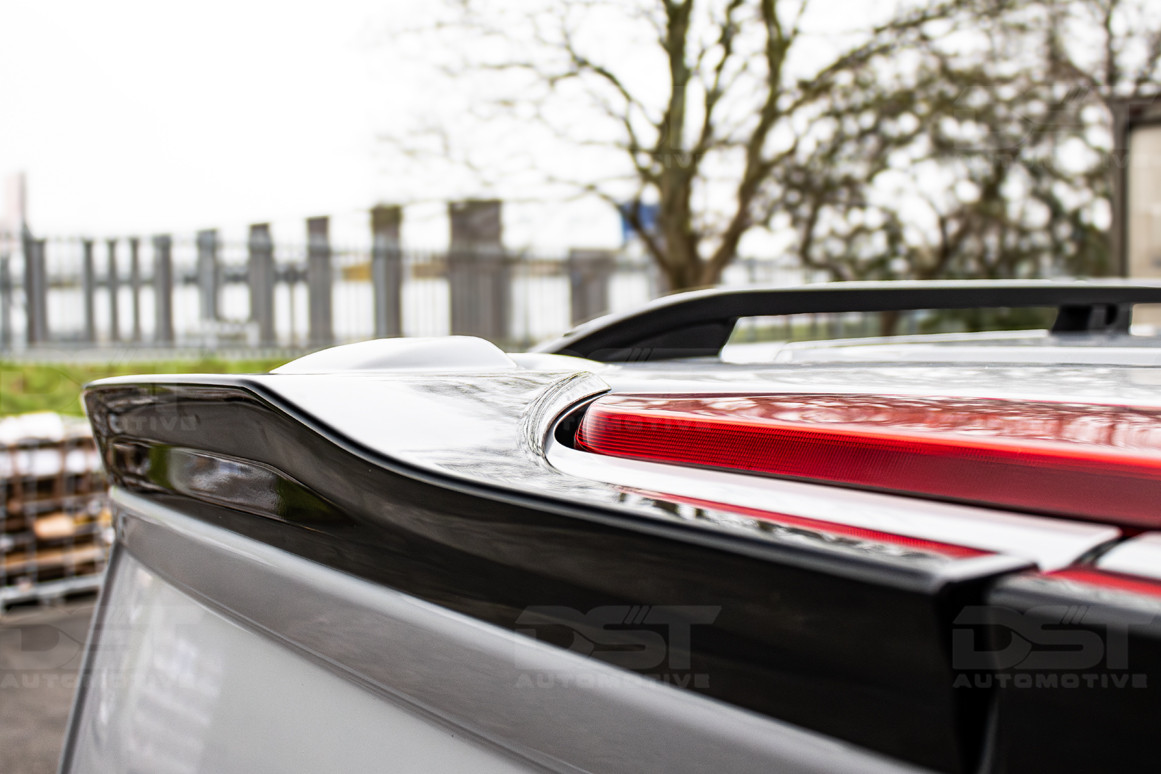 DST Barn Door Rear Spoiler Style A for VW Transporter T7 - Primer Finish