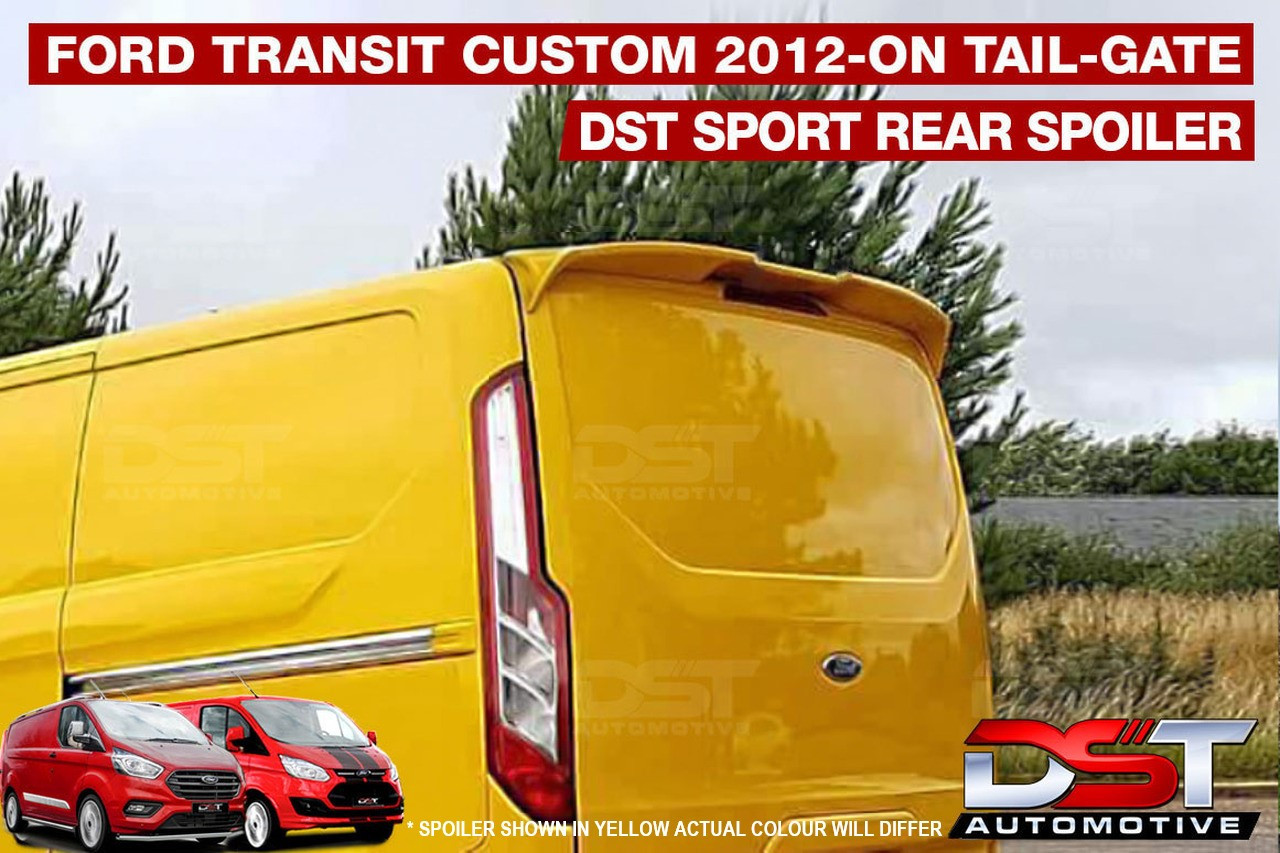 Ford Transit Custom Tailgate Rear Spoiler | MOONDUST SILVER