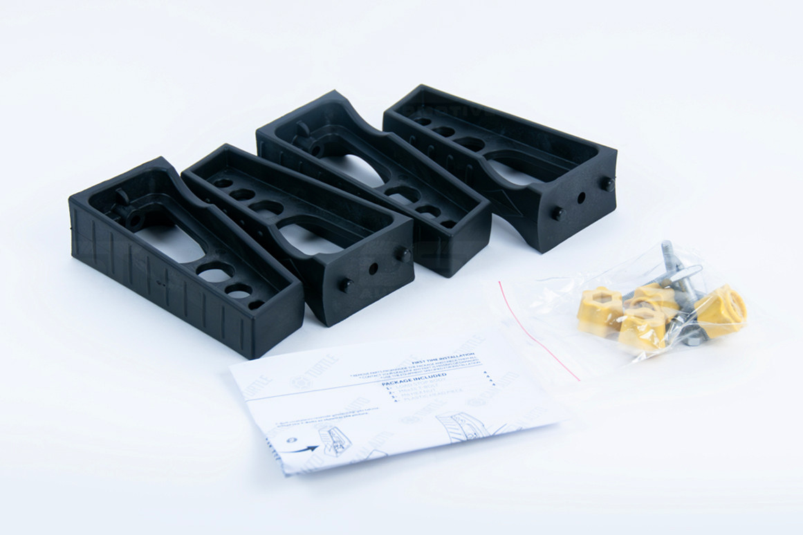 Load Stops for Cross Bars | Load Stop Roof Rack and Roof Rails Silver