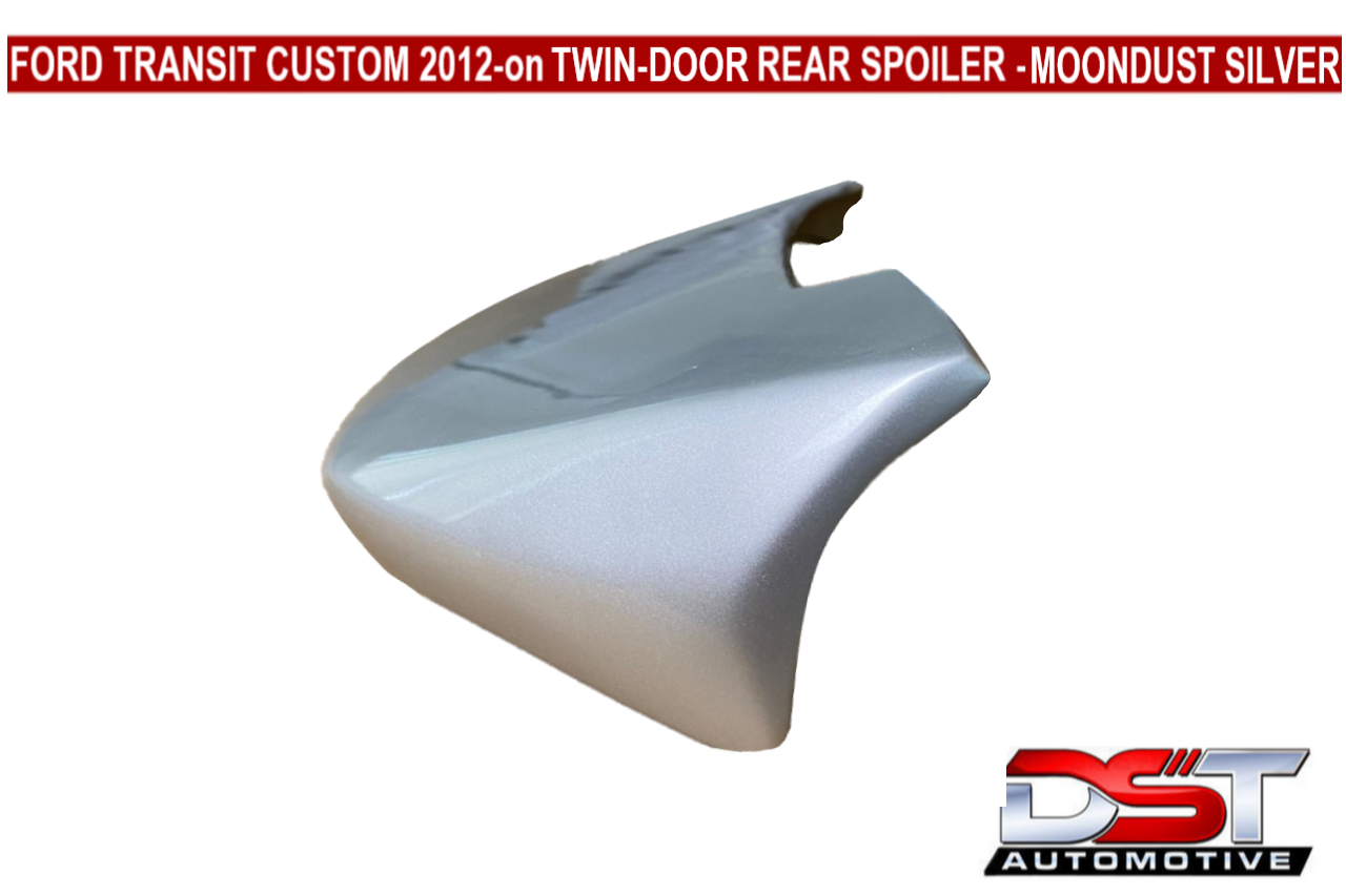 Ford Transit Custom Twin Door Rear Spoiler | MOONDUST SILVER
