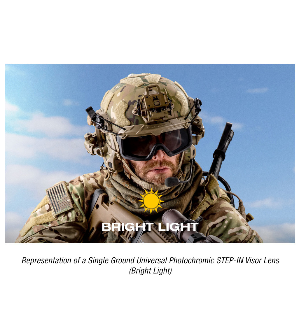 Ops-Core Step-In Visor Photochromic Lens - Gentex Corporation
