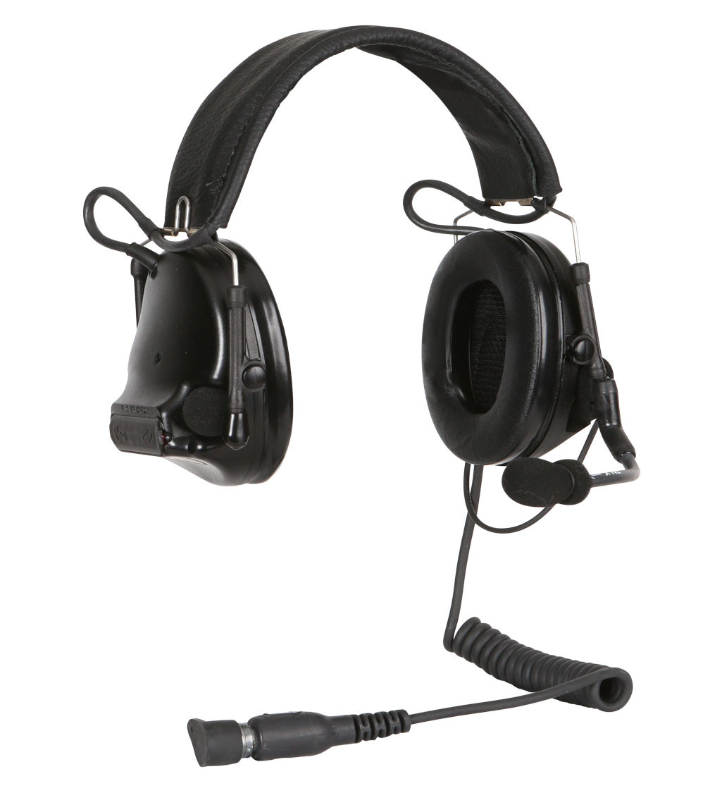 Gentex Gencom Headset. Collapsible headband for easy storage