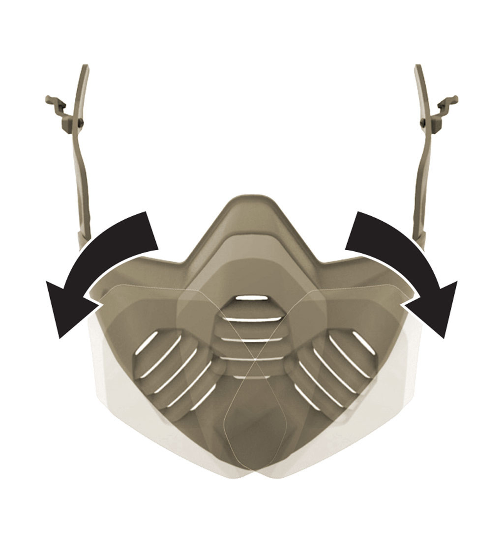 Ops-Core FAST Carbon Composite Mandible. Lightweight design easily ...