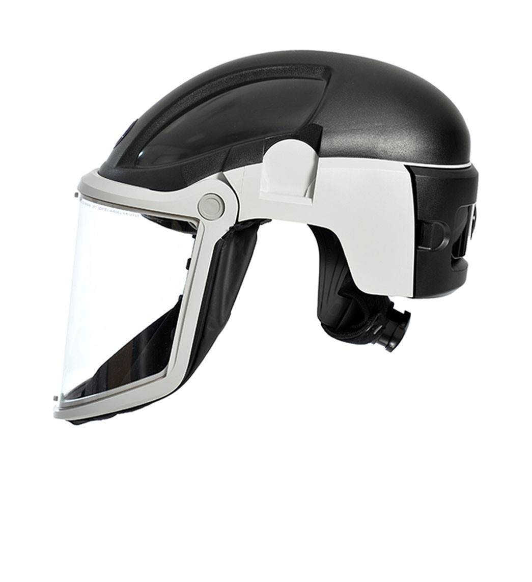 PureFlo 3000 PAPR Hard Hat (EN). Unique all-in-one respiratory system
