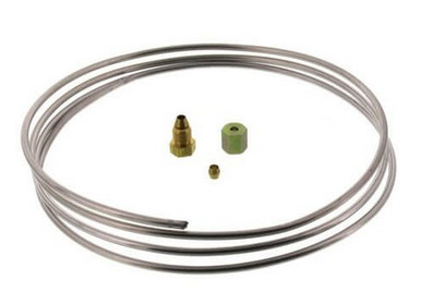 Robertshaw Aluminum Pilot Tubing with Fittings | 1/8" X 5'