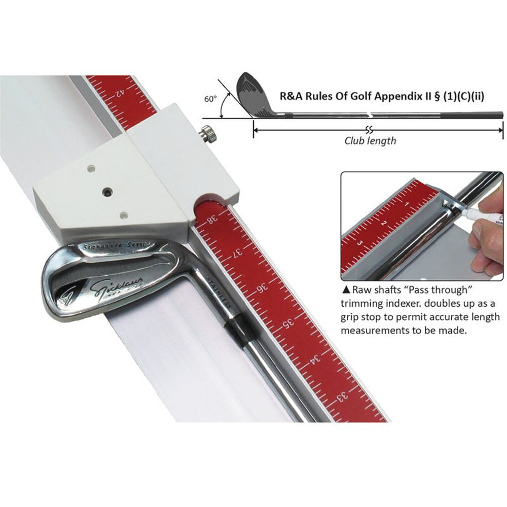 Golf Mechanix 3 in 1 Bench Mount Ruler-GM1025 - GolfWorks Canada