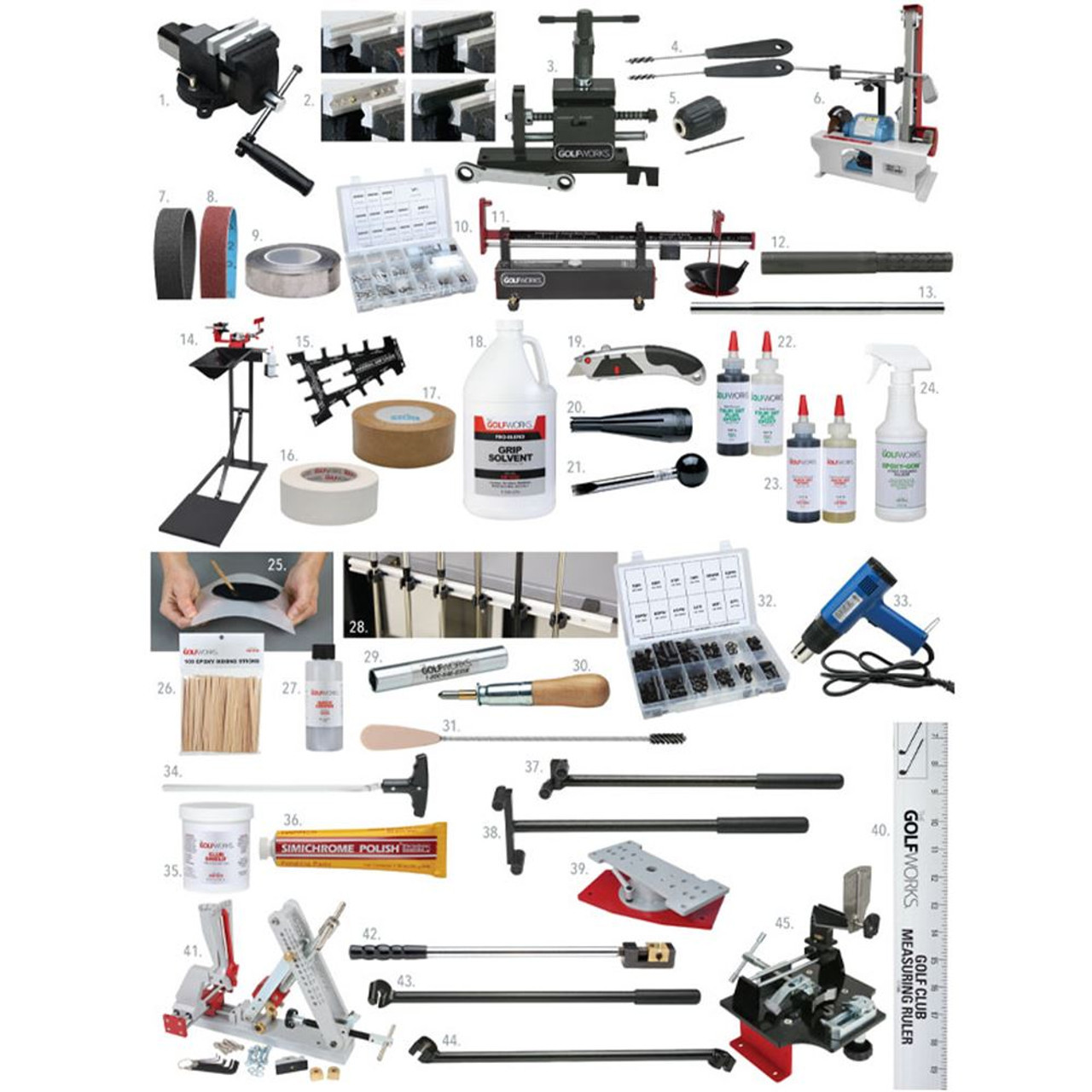 The GolfWorks Premium Shop Set-Up Kit-GW2024 - GolfWorks Canada