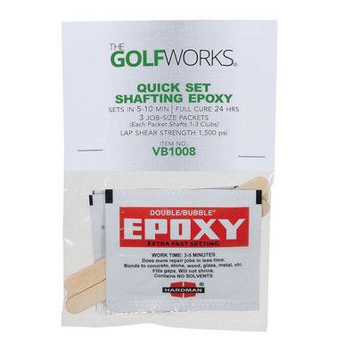 GW Quick Set Epoxy Packets(3 pk) - GolfWorks Canada