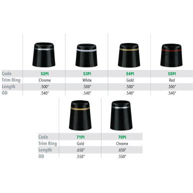 .370" Parallel Iron Ferrules - Trim Ring - GolfWorks Canada