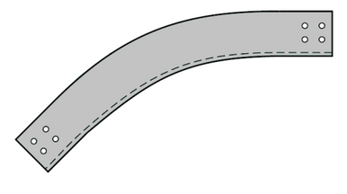 266 Series Steel Outside Vertical Bend Fitting - Chalfant Manufacturing Co