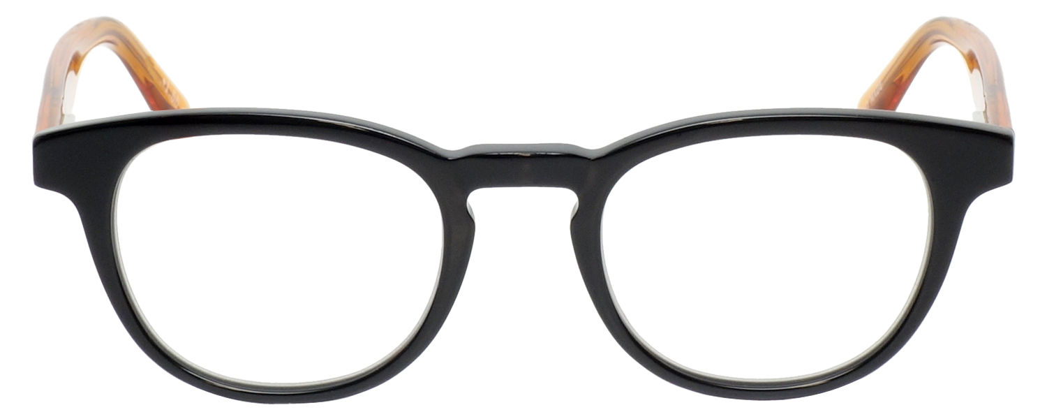 Eyebobs Take A Stand 2600-77 Classic in Black Orange 47mm Bi-Focal Rx ...