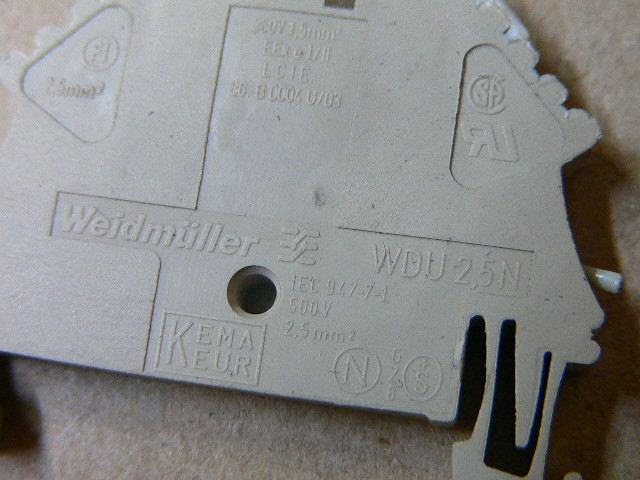 Weidmuller Wdu 2,5N (Lot Of 95) Terminal Block - Fen Industrial