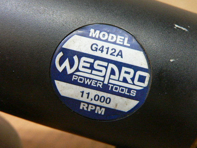 Wespro Power Tools G412a Pneumatic Grinder - Fen Industrial