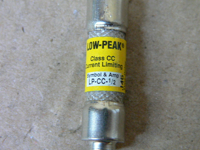 Cooper Bussmann Lp-Cc-1/2 ( Lpcc-1/2 ) 0.5 Amp 600Vac Time Delay Fuses ...