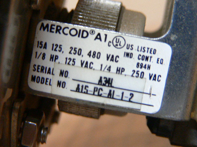 Dwyer Mercoid Pressure Switch A1s-Pc-Al-1-2 - Fen Industrial