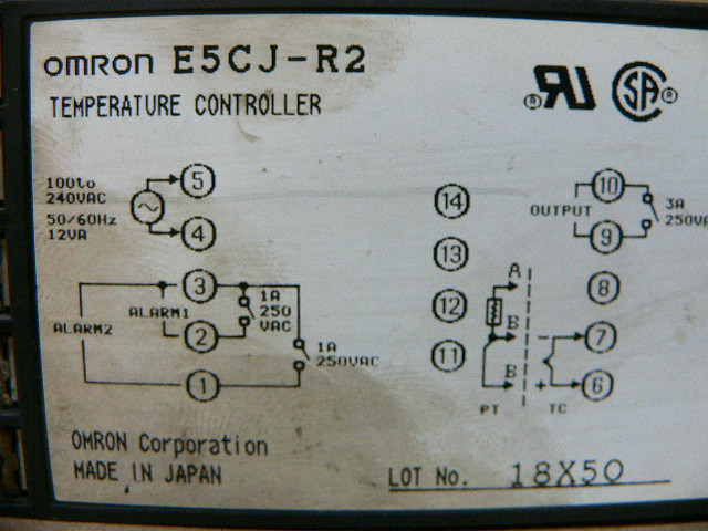 Omron Corporation E5cj-R2 Temperature Controller E5cjr2 - Fen Industrial