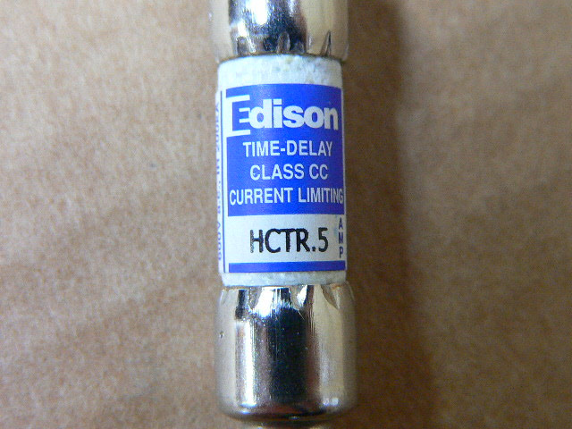 Edison Hctr.5 0.5 Amp Fuse 1/2 - Fen Industrial