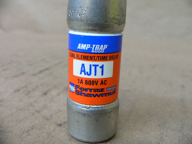 New Shawmut Amptrap Ajt1 Fuse Ajt 1 600 Volt 1 Amp - Fen Industrial
