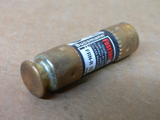 Bussmann FRN-R 15 Fuse 250V 15 amp Dual Element Time Delay - Fen Industrial