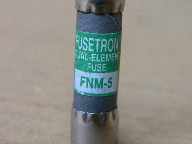 Bussmann FNM-5 FNM5 ( 5 Amp ) 5A 250Vac TIME-DELAY Fuse - Fen Industrial