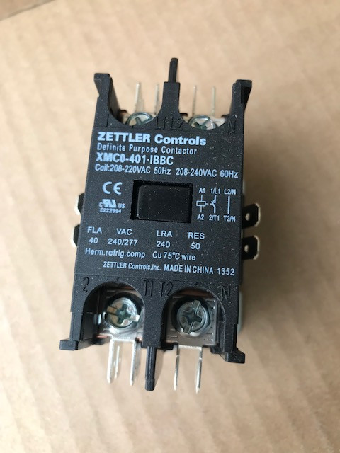 American Zettler Xmc0-401-Ibbc Definite Purpose Contactor 40A 240V 60Hz ...