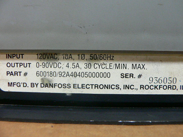 Camco Varipak - P/N: 600180/92A40405000000 - Speed Controller - Fen ...