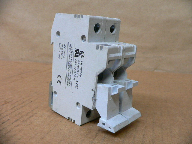 Itc Vlc10 600V 30A 2-Pole Series 400 Fuse Holder - Fen Industrial