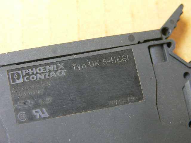 Phoenix Contact Uk5-Hesi Terminal Block 600Vac 6.3A - Fen Industrial