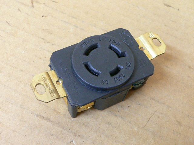 Pass & Seymour, Receptacle, Wc596/124-1, 20A, 250V - Fen Industrial