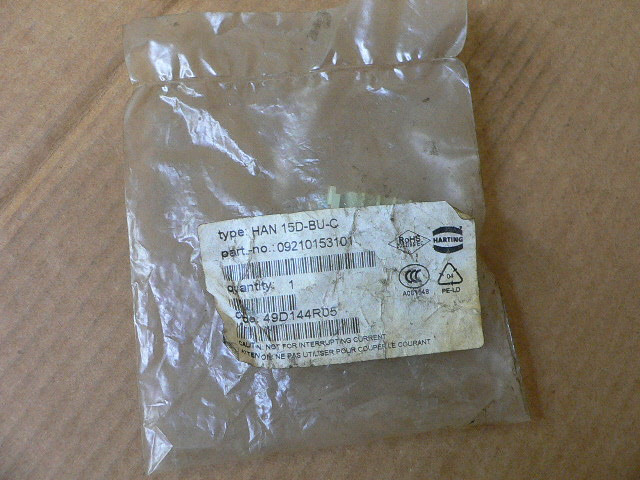 Harting Han 15D-Bu-C Plug Connector - Fen Industrial